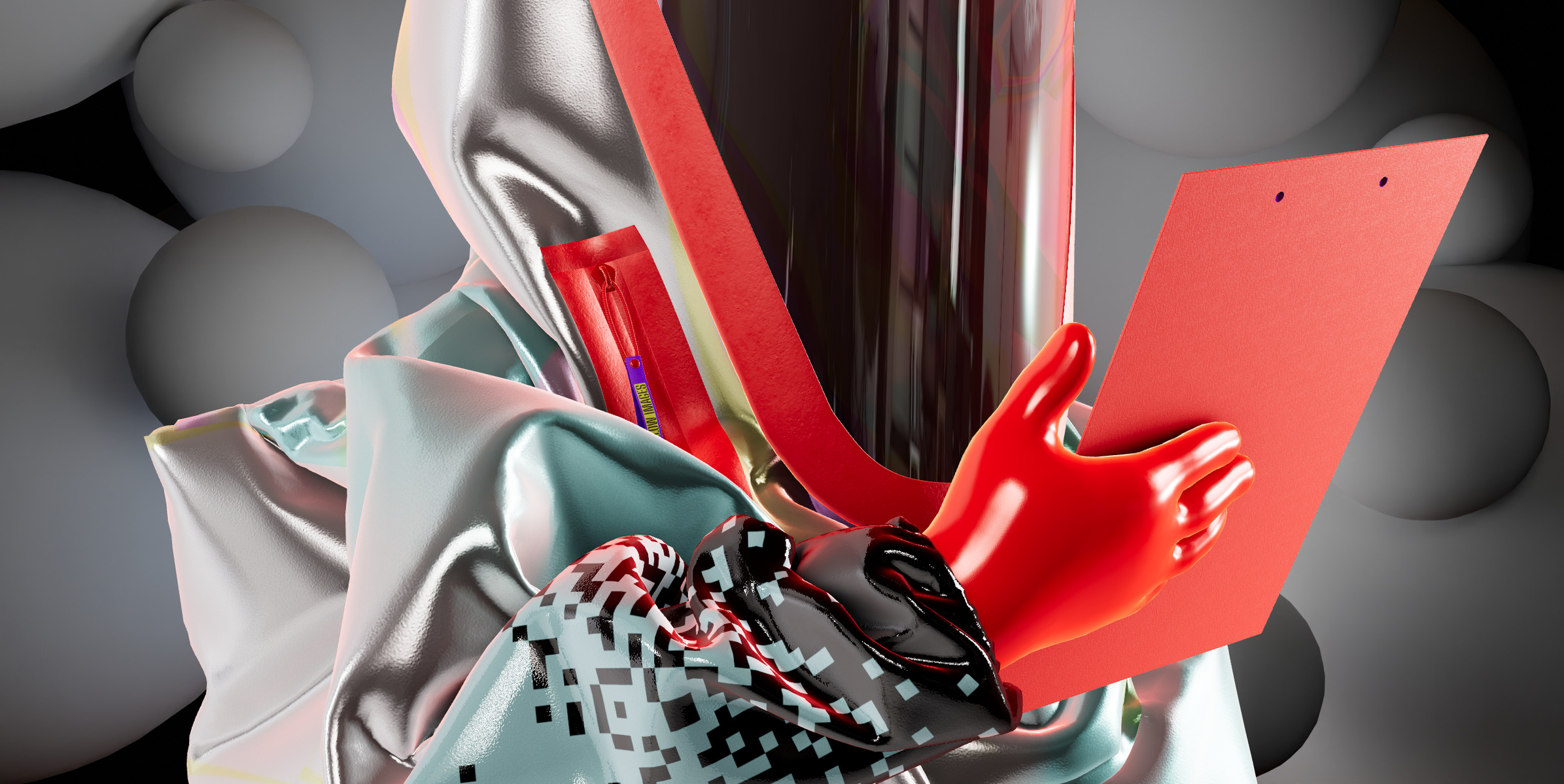 ProVisual — Character in Radiation Protection Kit with Tablet 3D mockup ...