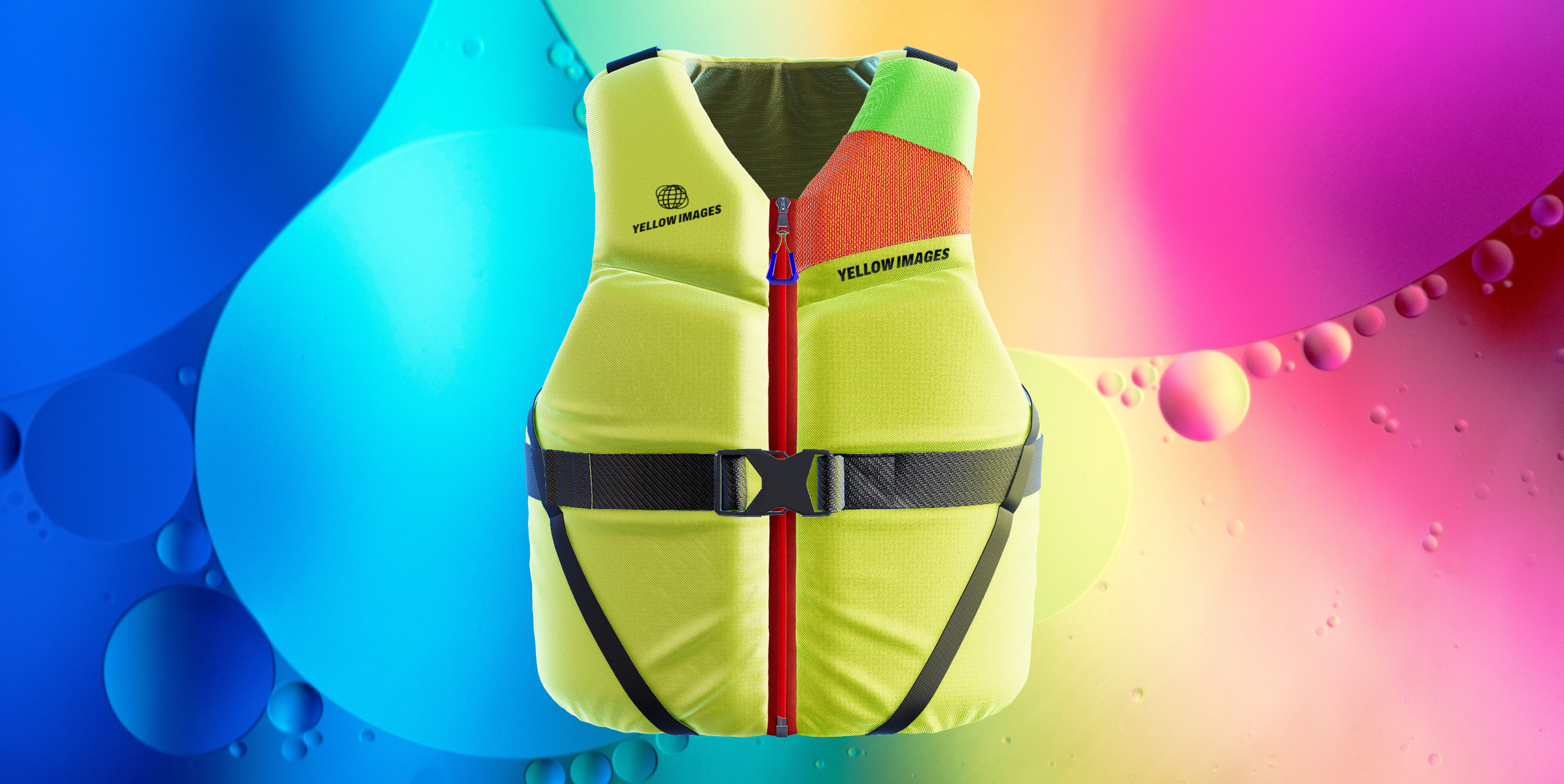 ProVisual — Life Vest 3D mockup and 3D model - customize online now