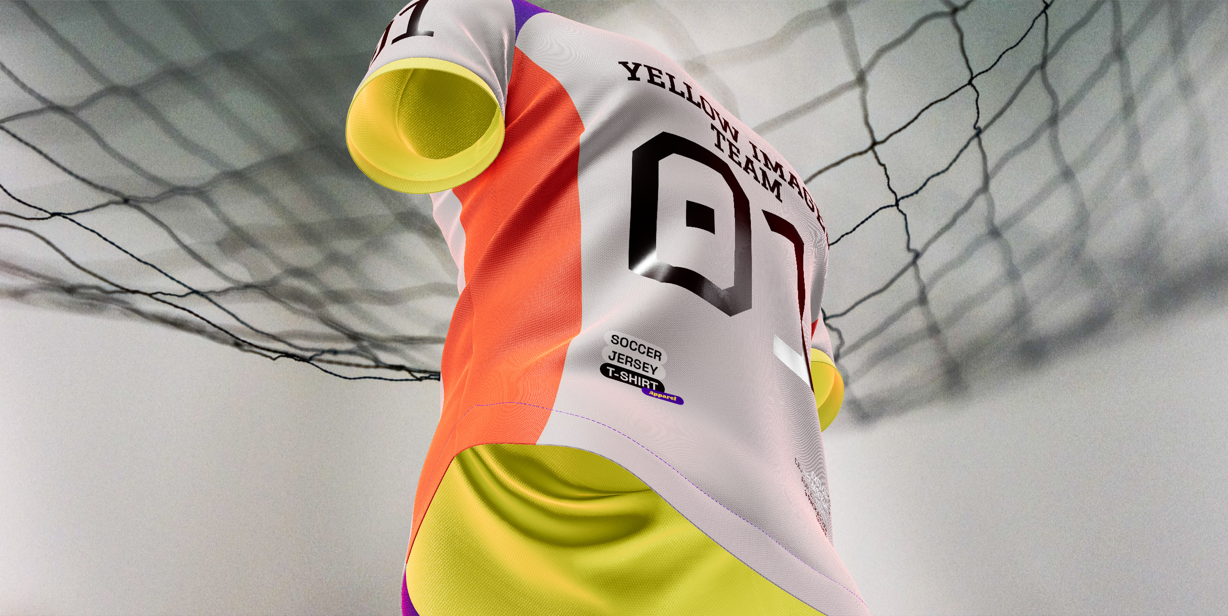 ProVisual — Soccer Jersey 3D mockup and 3D model - visualize online now