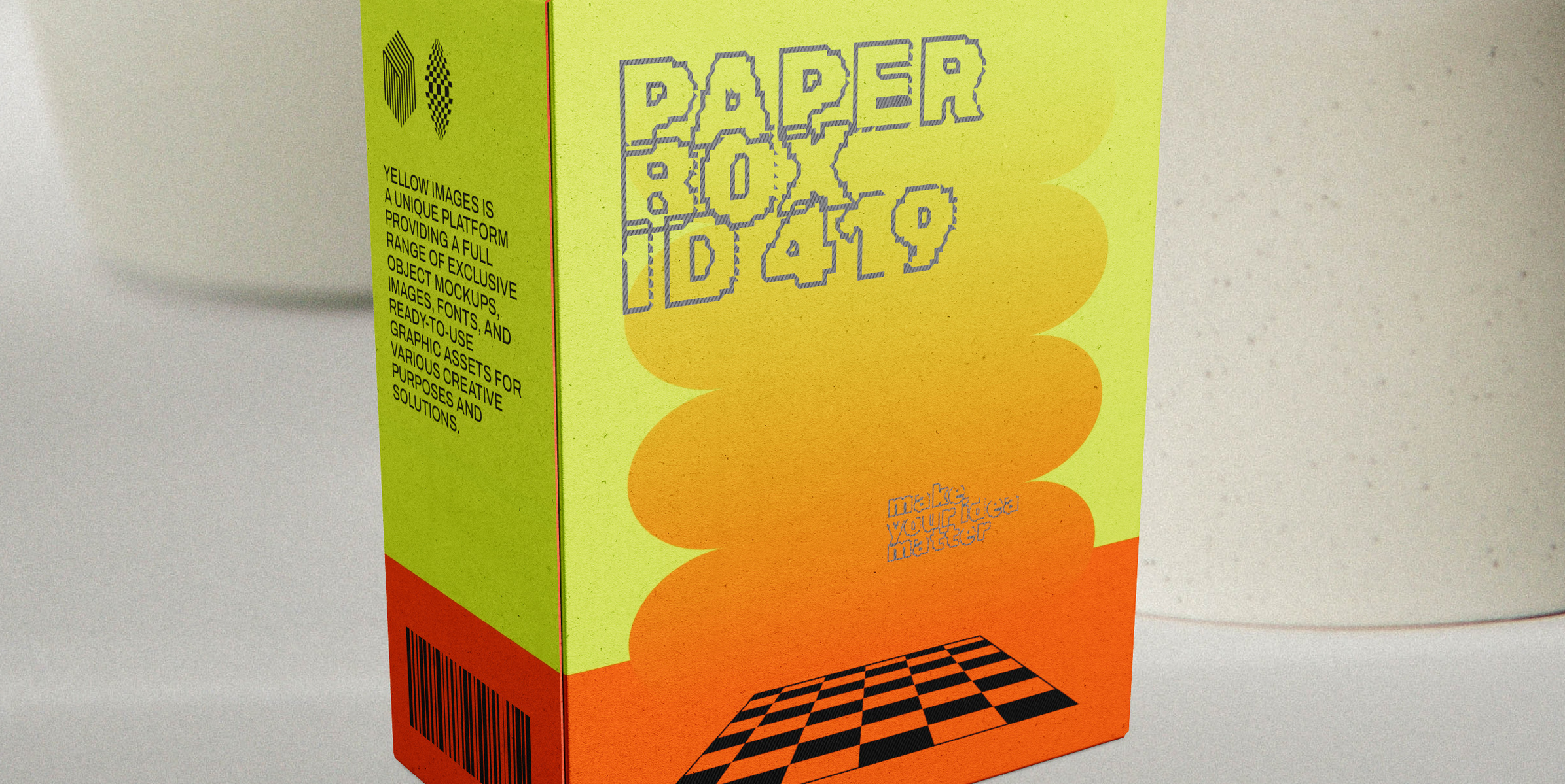 ProVisual — Paper Box 3D mockup and 3D model - try it now and get yours ...