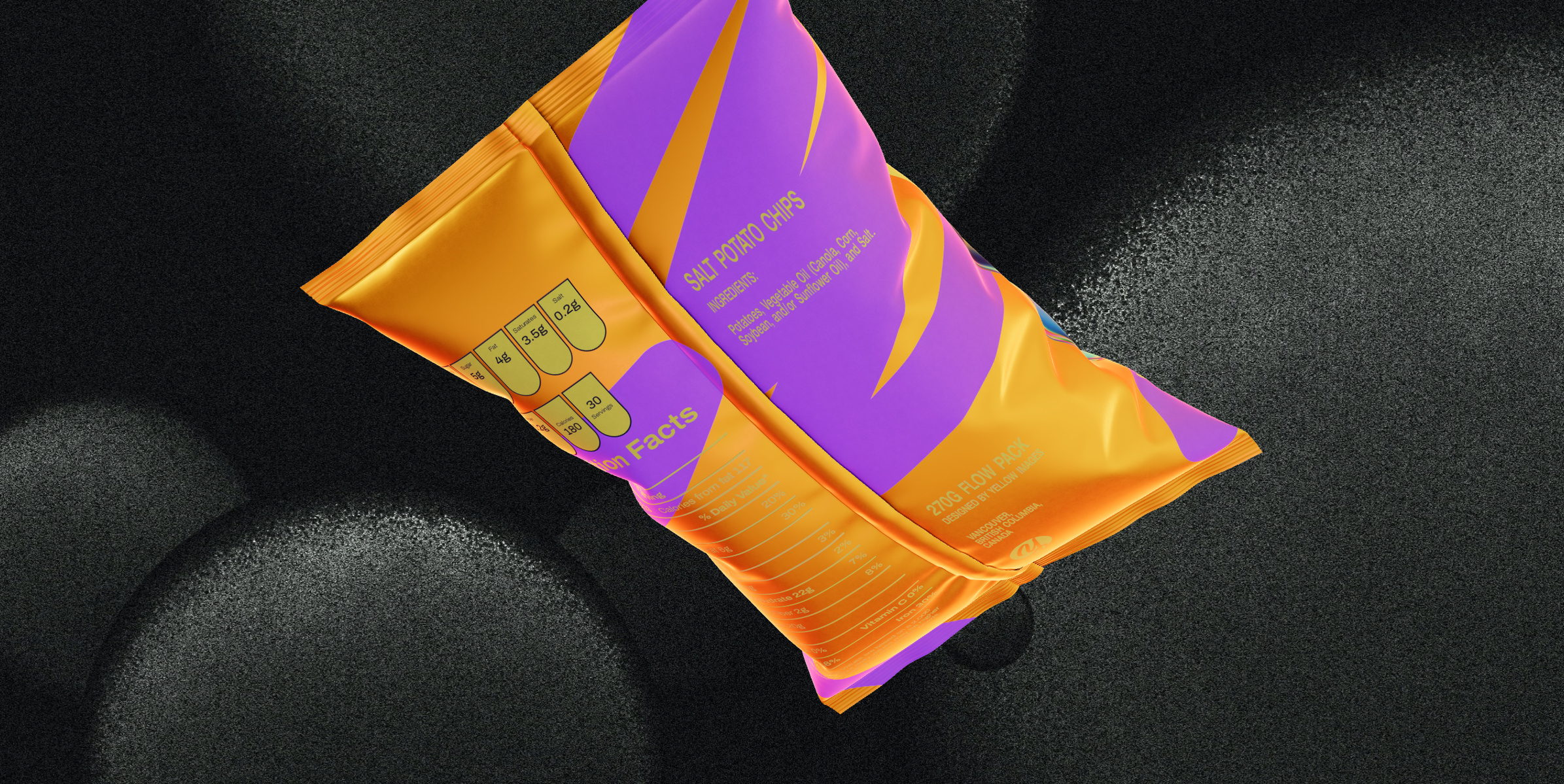 ProVisual — Large Snack Pack 3D mockup and 3D model - customize online now