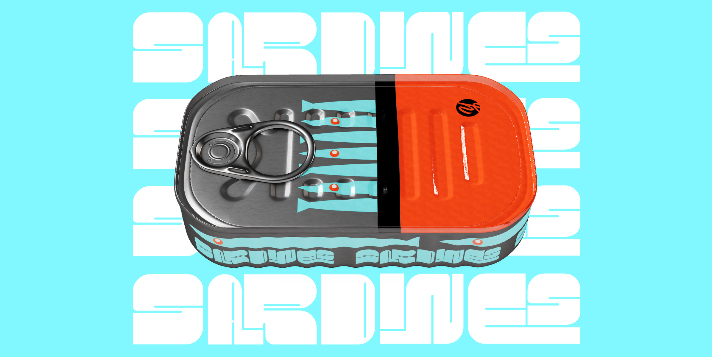 ProVisual — 125g Fish Can 3D mockup and 3D model - customize online now