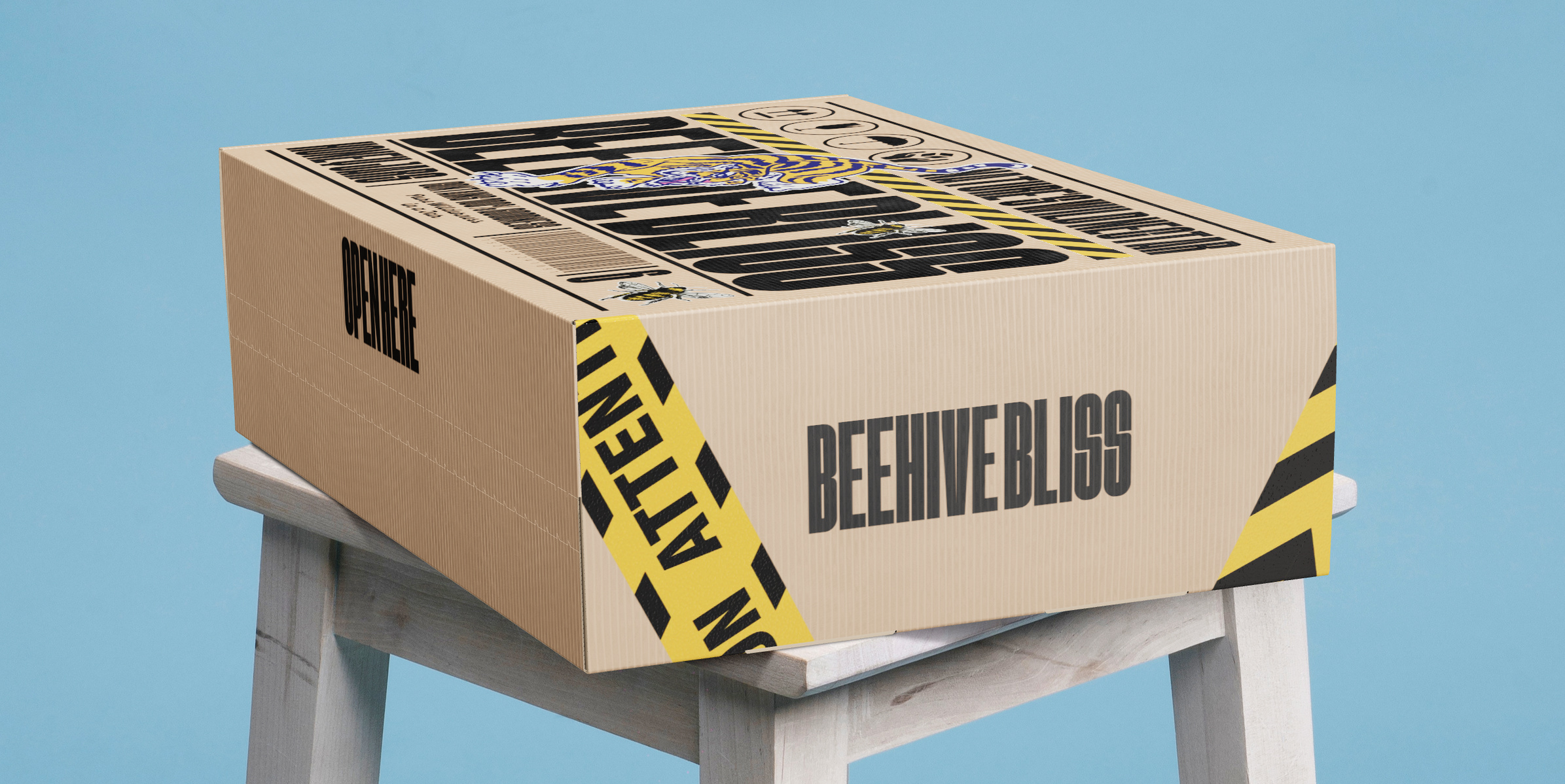 ProVisual — Corrugated Carton Box 3D mockup and 3D model - customize ...